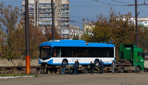 Мариуполь Новые троллейбусы АКСМ Украина Фото Городской