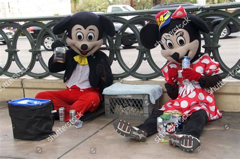 People Dressed Mickey Mouse Minnie Mouse Editorial Stock Photo Stock Image Shutterstock