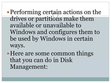 Disk Management DM PPTX Operating Systems Computer Software And Applications