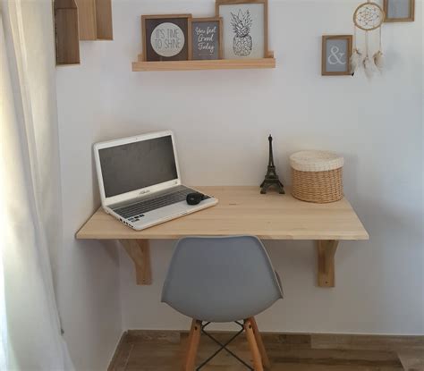 Escritorio de pared para espacios pequeños Astiblog