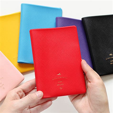 Ribbon Rfid Blocking Passport Holder Cover No Skimming