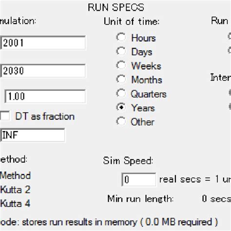 Setting Simulation Parameters By The Euler Method Source Calculated