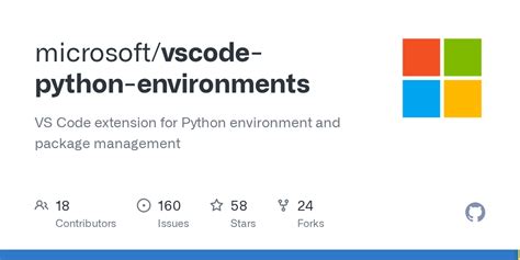 Github Microsoftvscode Python Environments Vs Code Extension For