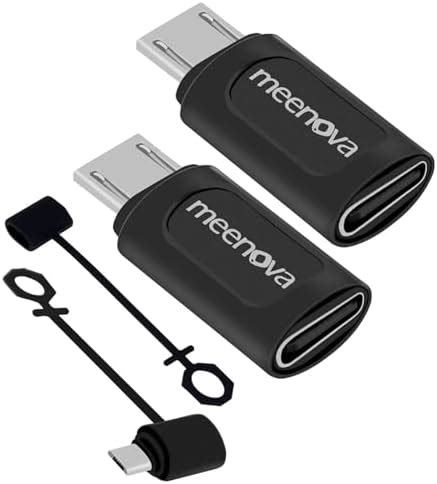 Amazon Com 2 Pack USB C Female To MicroUSB Male Charging Adapter USB C To Micro Rubber Holder