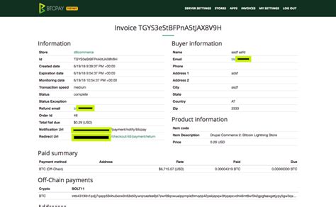 Commerce Btcpay