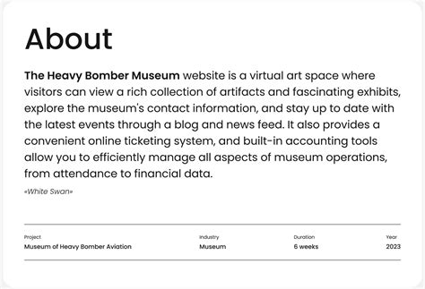 Mvba Corporate Website Museum Behance