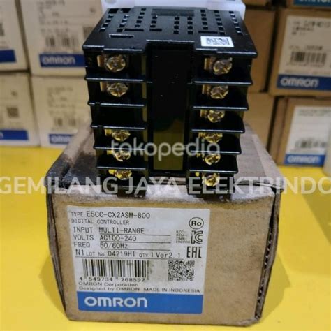 Jual Temperature Controller Omron E5Cc Cx2Asm 800 100 240Vac Original
