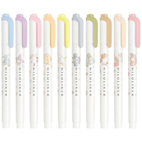 샐러드마켓 제브라 마일드라이너 형광펜 산리오 한정판 위시버킷