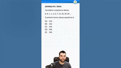QuestÃo De Concurso SequÊncia AvanÇa Sp Youtube
