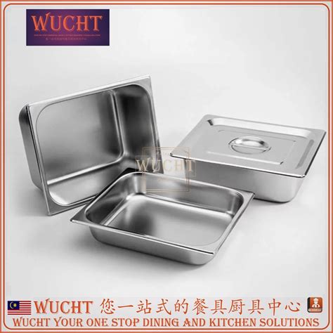 【wucht】economy Half Size Pan Deep Gastronorm Stainless Steel Table