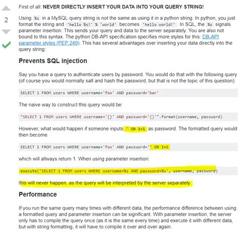 Prevent Sql Injection 파이썬 학습노트