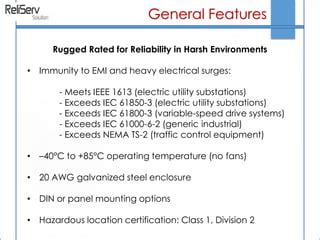 RUGGEDCOM RS910 Serial Device Server PPT