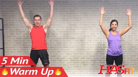 5 Min Fat Burning Cardio Warmup Exercise 5 Minute Cardio Warm Up