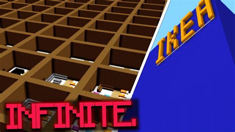 I Made An Infinite Ikea In Minecraft Youtube