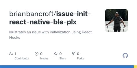 Github Brianbancroftissue Init React Native Ble Plx Illustrates An Issue With Initialization