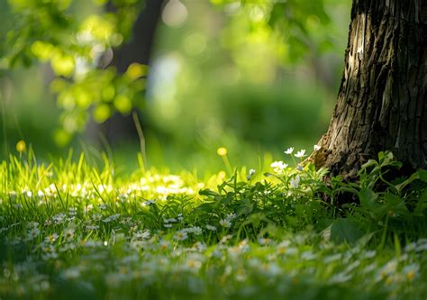 Download Ai Generated Grass Trees Royalty Free Stock Illustration