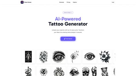 맞춤형 AI 기반 타투 디자인 생성기 Creati ai