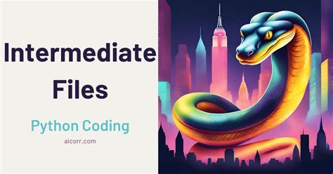 Python Intermediate Files Aicorrcom
