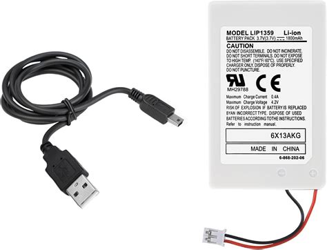 3 7v 1800mah Lip1359 Battery Replacement For Playstation 3 Ps3 Controller With