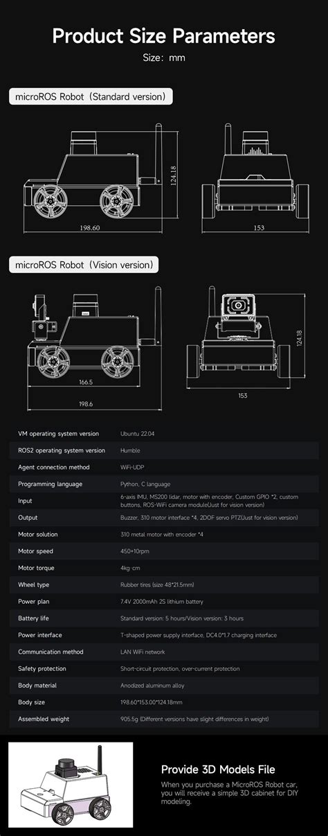 Esp32 Microros Robot Car Vision Version Điện Tử Proe