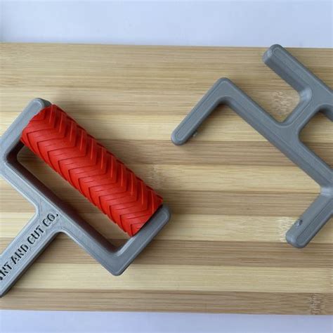3d File Zig Zag Polymer Clay Texture Roller 🧞‍♂️ ・3d Print Design To Download・cults