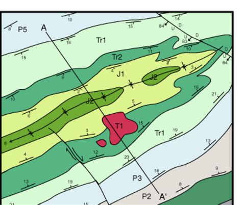 Solved Study The Geologic Map Above After Analyzing The Chegg Com