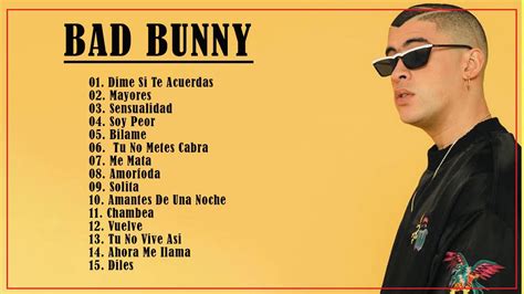 Bad Bunny Las Mejores Canciones Bad Bunny Grandes Exitos 103 Youtube