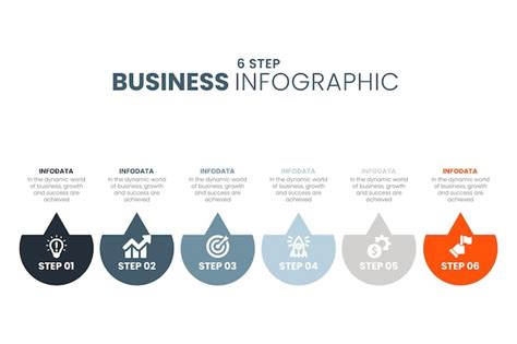 Premium Vector Developing Business Infographic With 6 Steps Vector