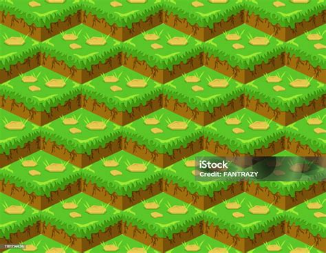 Soil Layers Vector Isometric Pattern Stock Illustration Download