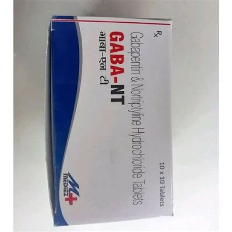 Gabapentin Nortriptyline Hydrochloride Tablet At ₹ 1650 Box New Delhi Noida Guargaon New