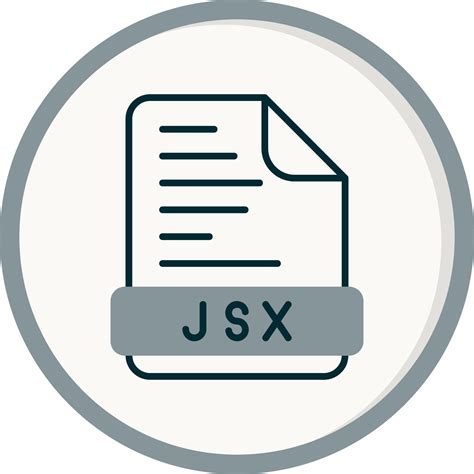Jsx Vector Icon 30983588 Vector Art At Vecteezy