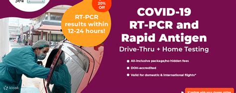 Rt Pcr And Antigen Testing Drive Thru And Home Service Swab Test For