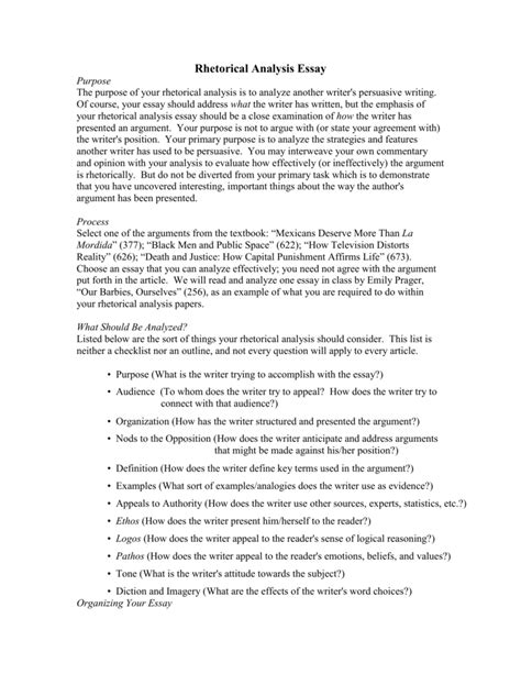 Rhetorical Analysis Essay Examples And Tips From Professional Grade 10
