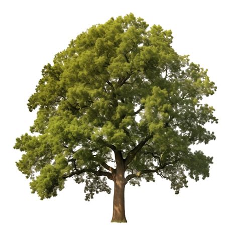 Premium Photo Oak Tree Isolated On White Background