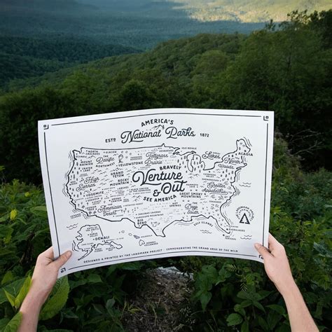 Nps Map Poster The Landmark Project Crimson Serpents Outpost