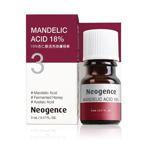 【霓淨思 Neogence】霓淨思 18杏仁酸透亮煥膚精華5ml 杏仁酸透亮煥膚身體乳 體驗包 粉刺調理 蝦皮購物