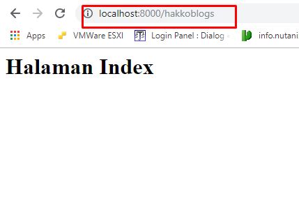 Tutorial Laravel 5 7 Bagian2 Basic Route Laravel Hakko Blog S