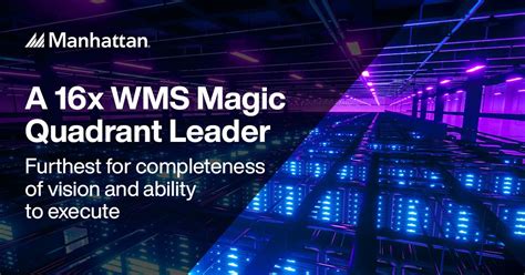 Manhattan Associates Named A Leader In Gartner Magic Quadrant Janelle Nichols Posted On The