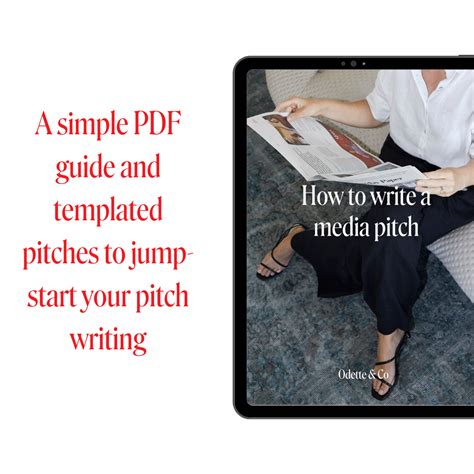 How To Write A Media Pitch Odette And Co