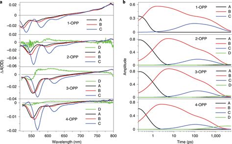 Spectra Associated With Femtosecond To Nanosecond Evolution From 1 Opp Download Scientific