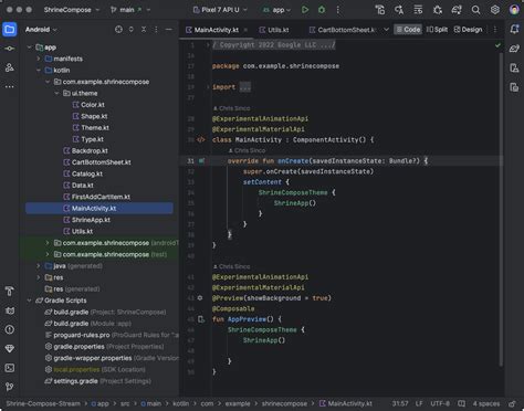 Android Studio Hedgehog Telegraph