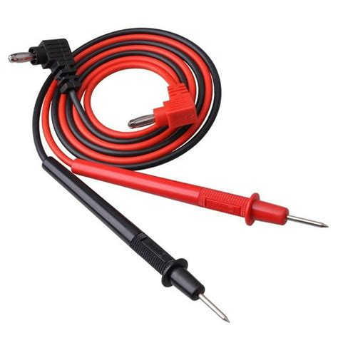 Digital Multimeter Meter Probe Banana Plug Wire Clamp Cable Test