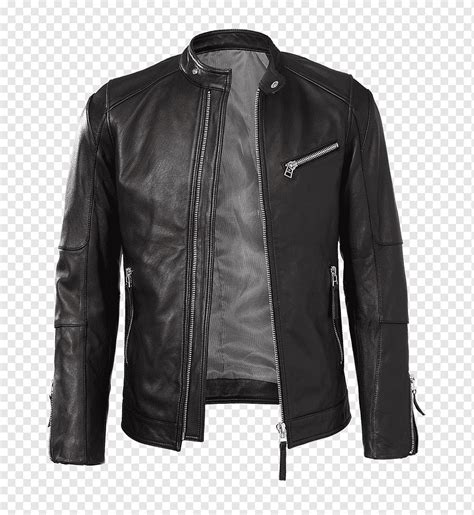 Manga De La Chaqueta De Cuero Chaqueta Textil Cuero Negro Png PNGWing