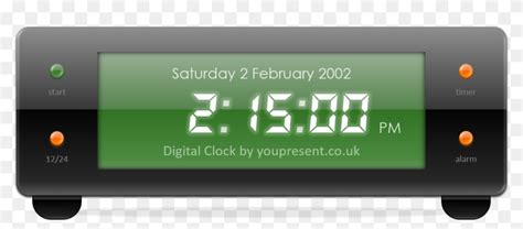 Digital Clock By Youpresent Digital Timer In Powerpoint HD Png Download 1130x445 3680155