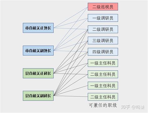 公务员职务职级与级别全面解读 知乎