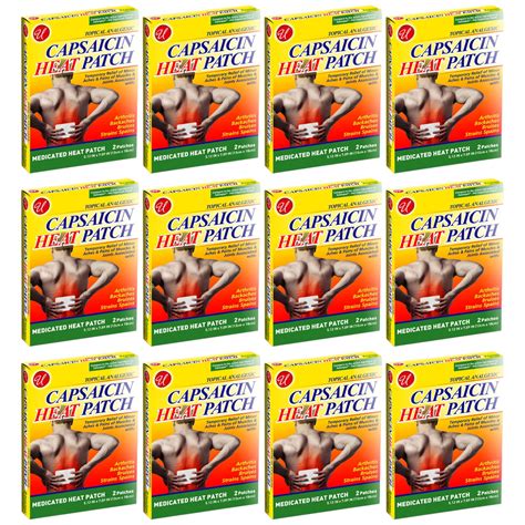Marketcol Capsaicin Heat Patch Topical Analgesic 512 X 709 24