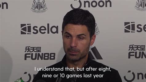 Arteta Says ‘we Were Not Our Best Version After Arsenals Loss To