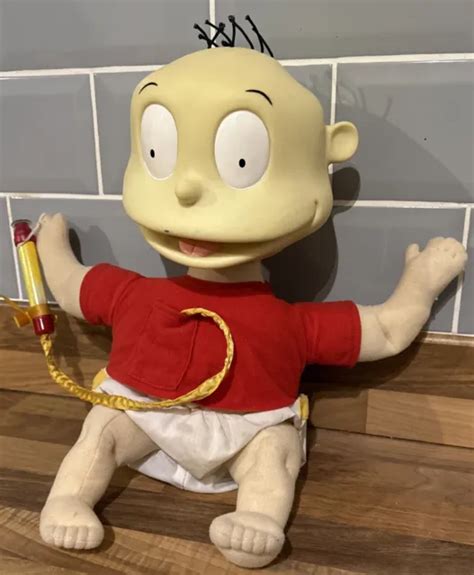Rare Vintage Rugrats Talking Tommy Pickles Doll Plush Soft Toy 1999