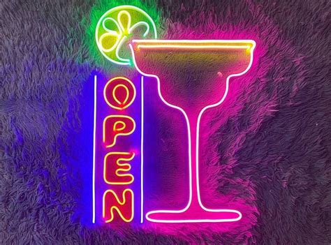 Glowneon Cocktail Bar Neon Sign Beer Pub Neon Light Decor