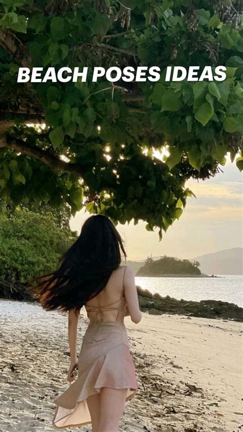 Beach Poses Ideas Pose Fotografi Pose Pantai Gadis Pantai